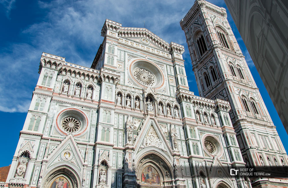 Florence. Cathedral of Santa Maria del Fiore and Giotto's Bell tower